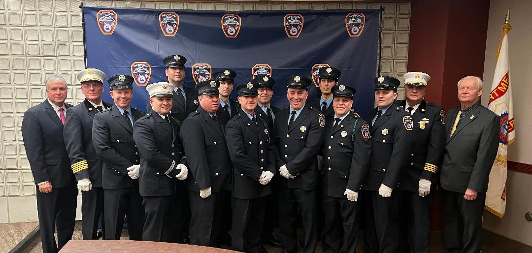 Bayonne Fire Department Holds Promotion Ceremony for Battalion Chiefs ...