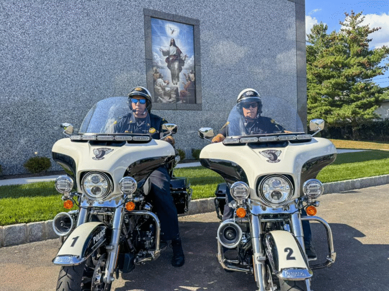 Faith on Two Wheels: Holy Cross Cemetery Blesses New Harley Davidson ...